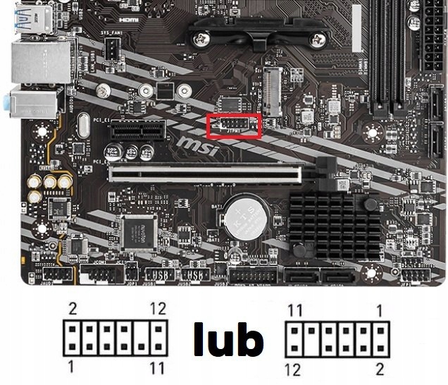 TPM 2.0 SPI DO PŁYT MSI 12PIN MS-4462 WINDOWS 11 - 11687758371 ...