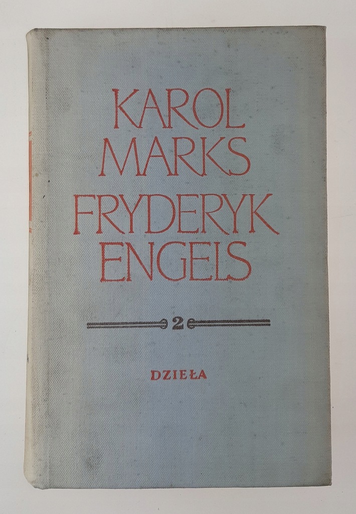 Karol Marks Fryderyk Engels Dzieła tom 2 - 12344418378 - oficjalne ...