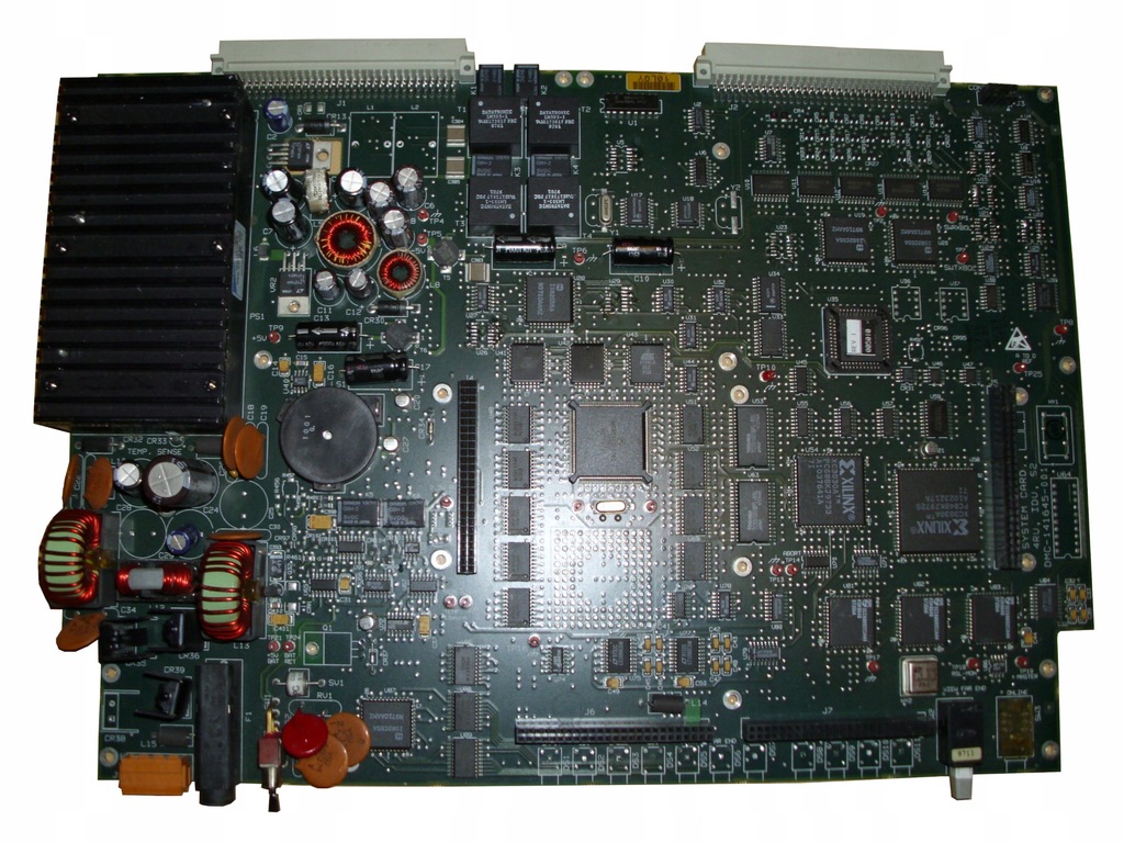 Płyta starej centrali, układy XILINX, MC68 - 13166190751 - oficjalne ...