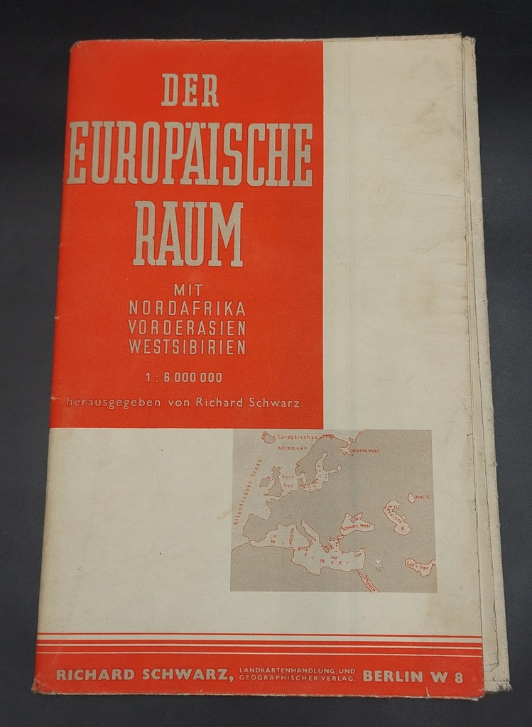 MAPA EUROPY III RZESZA POLSKA LATA 40-TE - 16673526816 - oficjalne ...