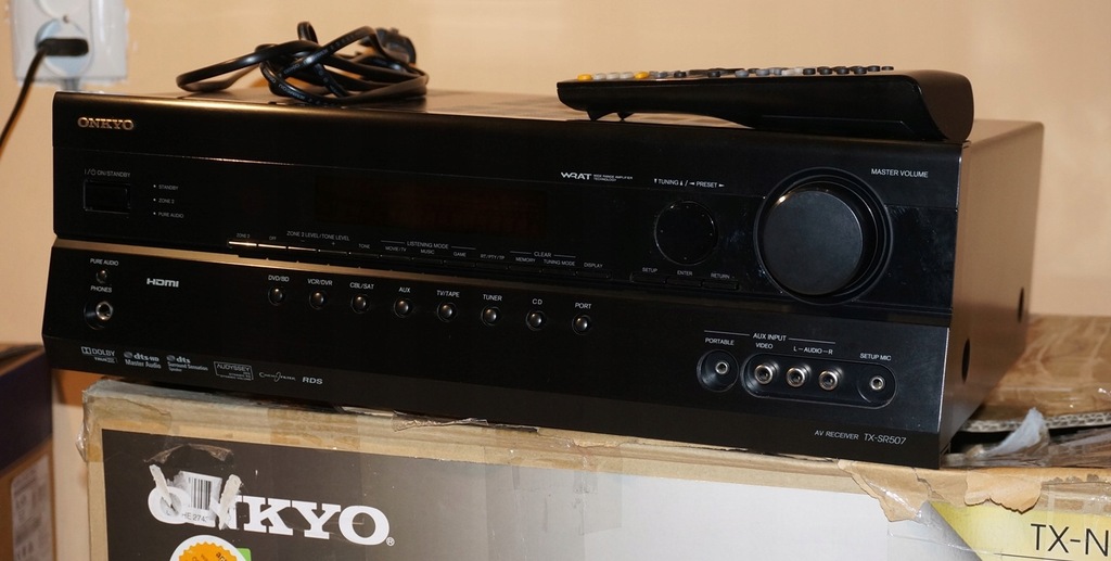 Amplituner Onkyo TX-SR507 5.1 - 7990260565 - oficjalne archiwum Allegro