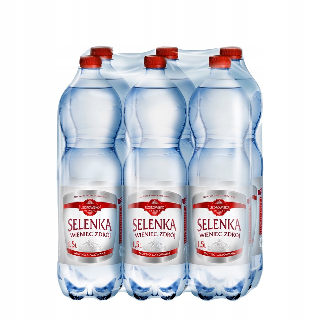 SELENKA Woda Lecznicza Mocno Gazowana 6 x 1,5L - 11436742643 ...