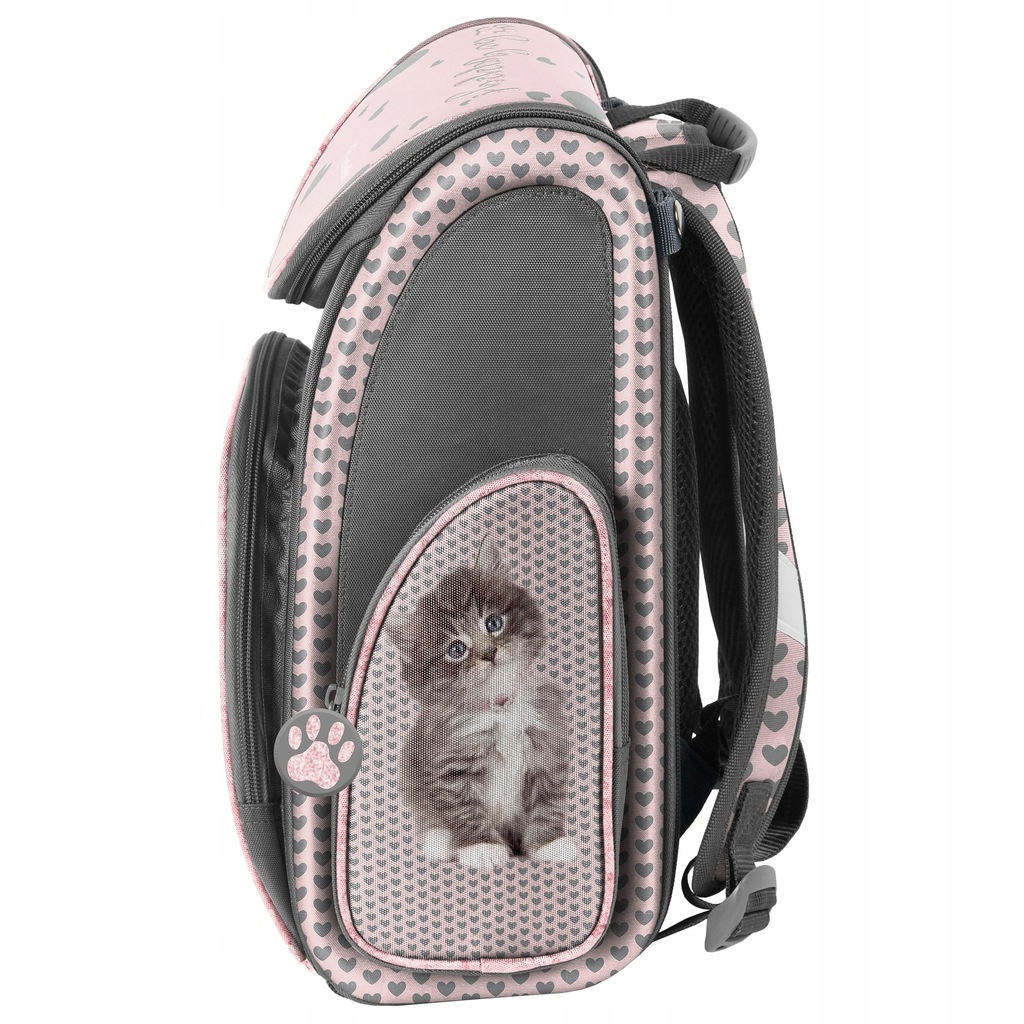 TORNISTER Z KOTKIEM ZESTAW KOT SZKOLNY DO 1 KLASY - 7930762532 - oficjalne archiwum Allegro