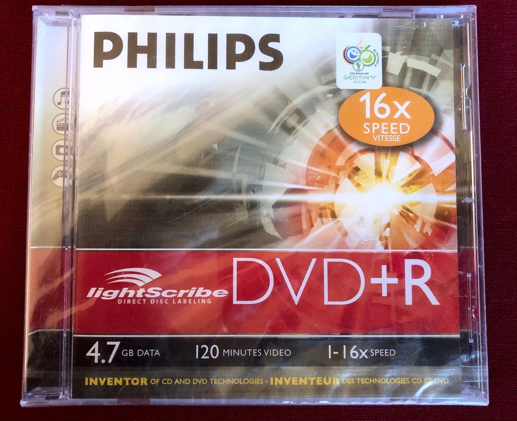 Płyta PHILIPS DVD+R 4.7GB lightScribe - 12406784181 - oficjalne ...
