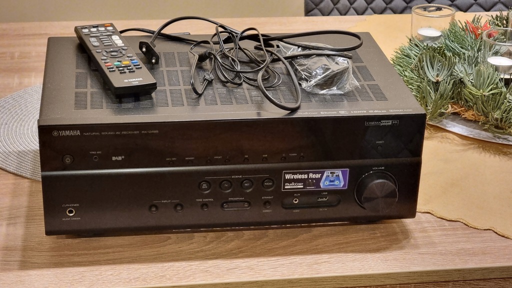 Amplituner Yamaha RX-D485 5.1 czarny - 12998615158 - oficjalne archiwum Allegro