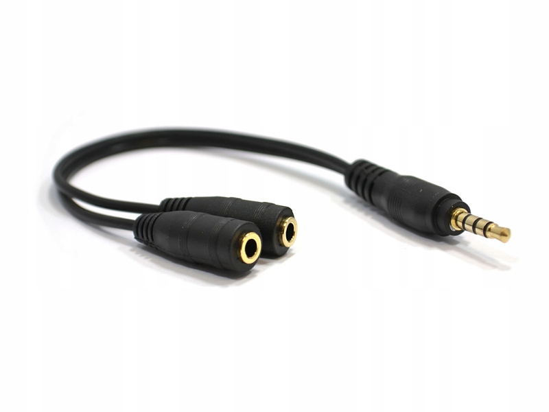ROZDZIELACZ MINI JACK ADAPTER AUDIO 3.5MM SPLITTER - 7608595766 ...