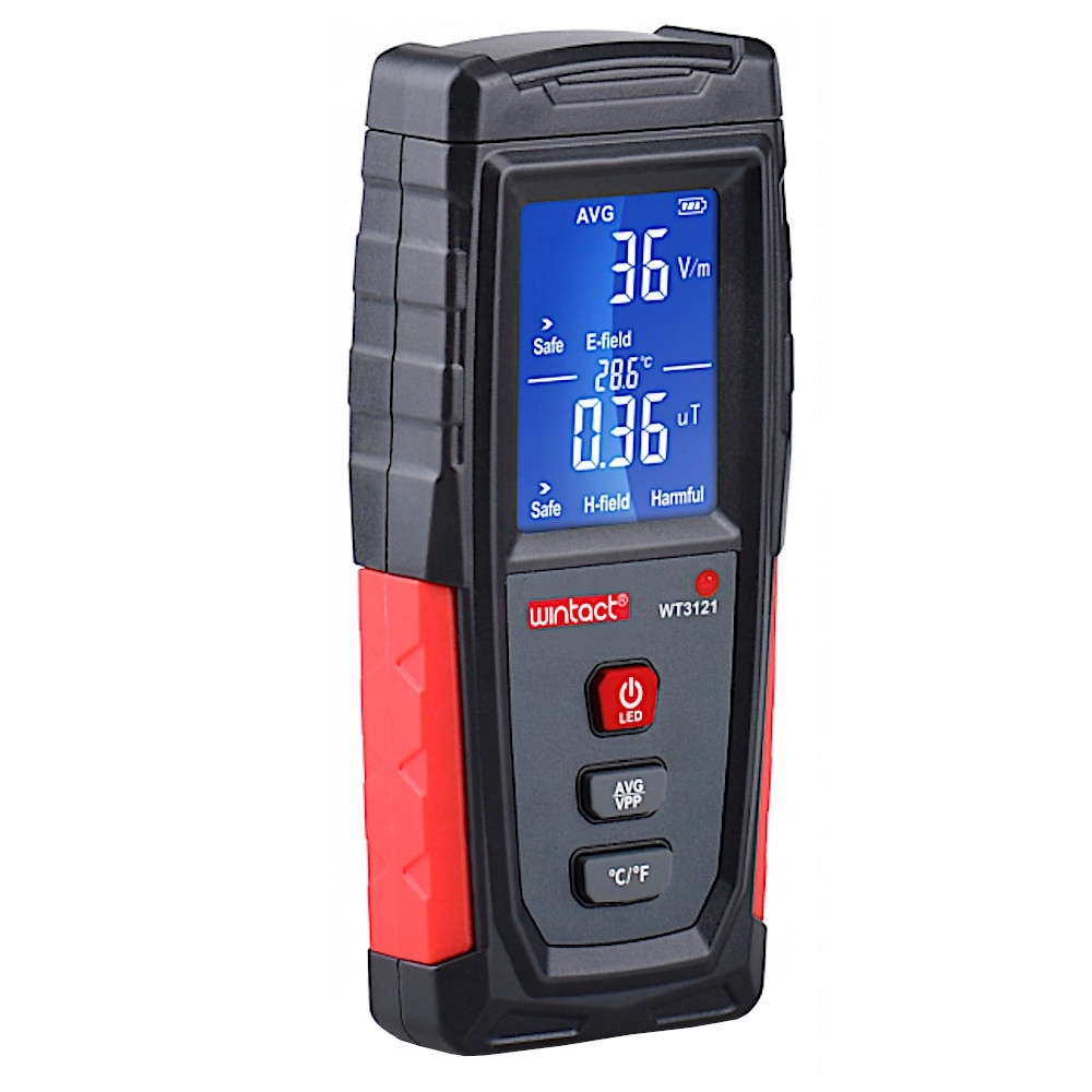 Miernik pola elektromagnetycznego do 100μT WINTACT - 11486044911 ...