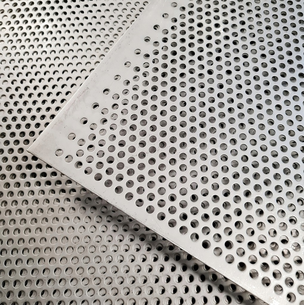 Blacha perforowana nierdzewna Rv 5-8 1x500x500mm - 11617049843 - oficjalne archiwum Allegro