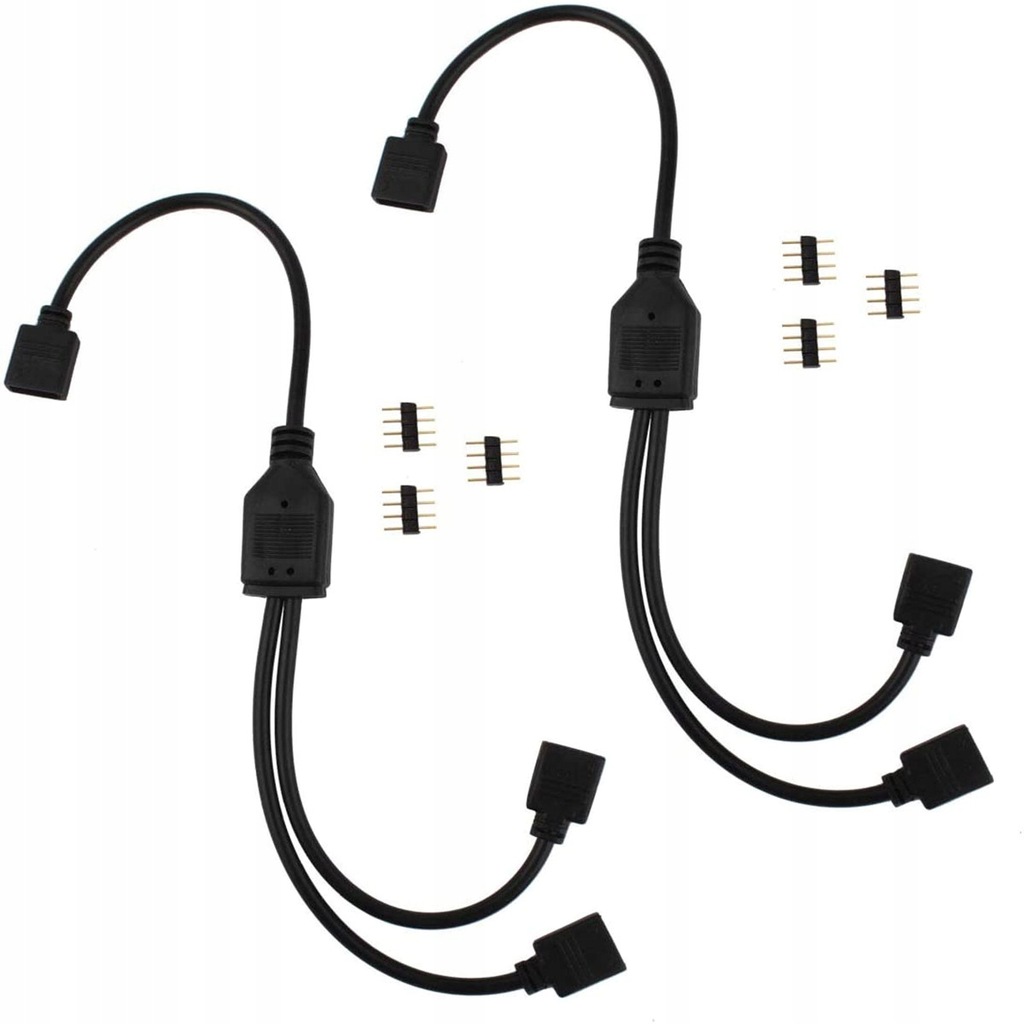 2pcs LED Splitter Cable RGB 5050 3528 Paski świetlne LED - 14026402014 ...