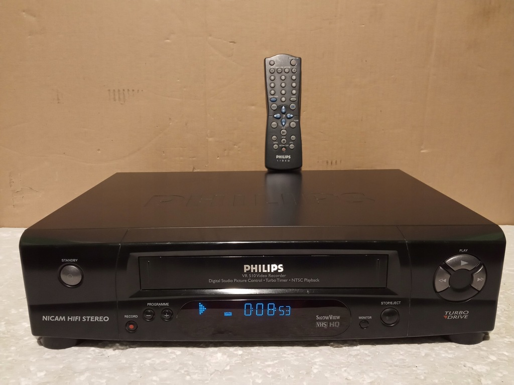 Philips VR 510 z pilotem - 12256245105 - oficjalne archiwum Allegro