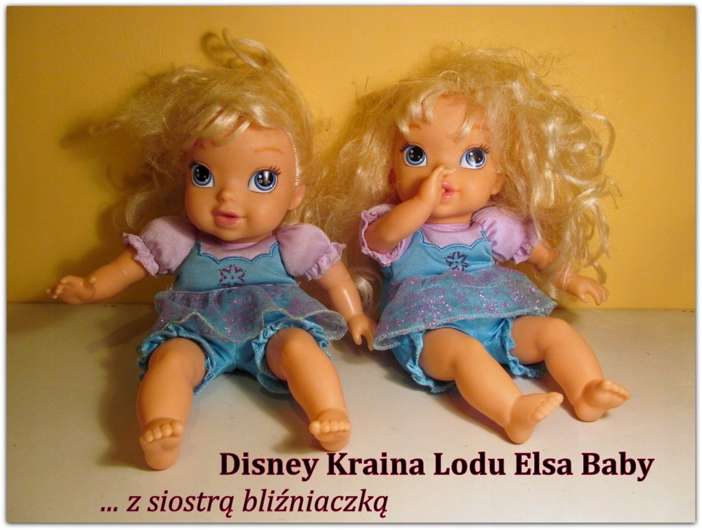Lalka Frozen Elsa Baby Delux Księżniczki Disney'a - 12809698133 ...