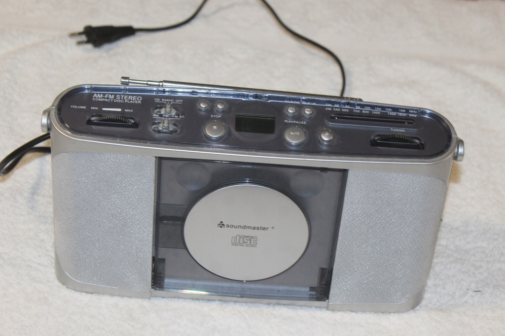 RADIOODTWARZACZ CD SOUNDMASTER - 14526563056 - oficjalne archiwum Allegro