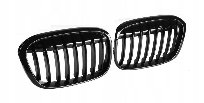 Atrapa Grill Nerki kpl Czarny polysk Bmw X1 f48 15 - 11135444698 ...