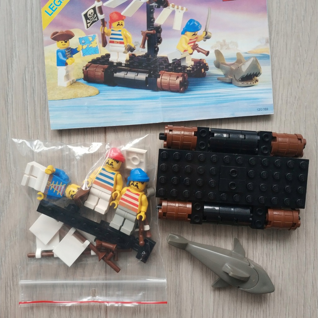 LEGO 6257 Piraci Tratwa Castaway's Raft Pudełko - 11583734983 ...