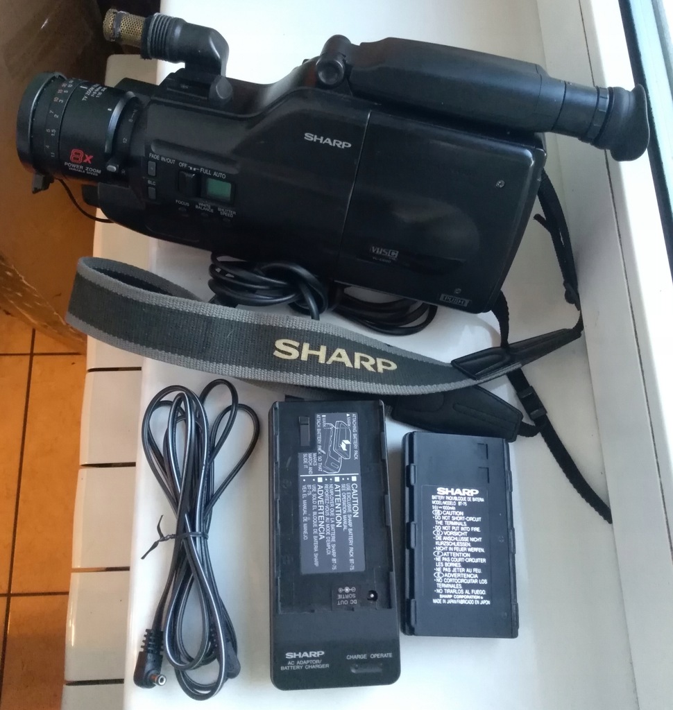 Kamera SHARP VL-C690S VHS-C - ładny stan ale... - 10064719188 ...