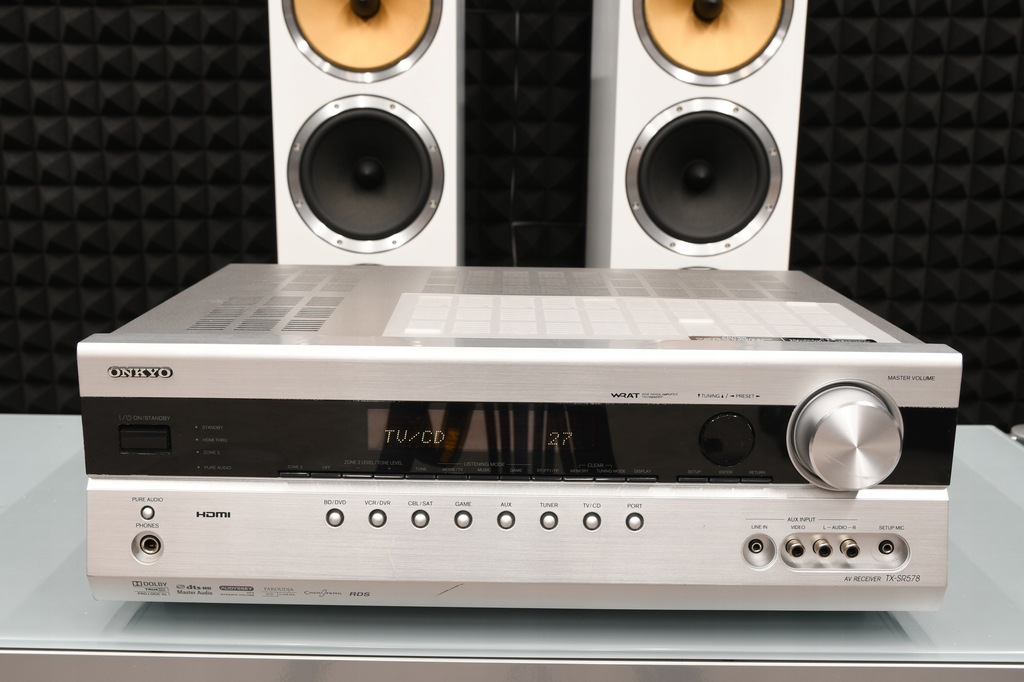 amplituner wzmacniacz do kina domowego 5.1 7.1 stereo Onkyo TX-SR578 - 17277357035 - oficjalne ...