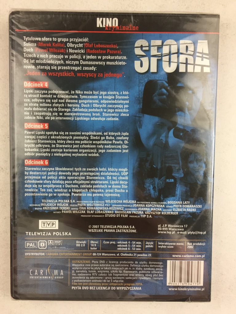 Serial Sfora odcinki 4-6 płyta DVD - 13402465897 - oficjalne archiwum ...