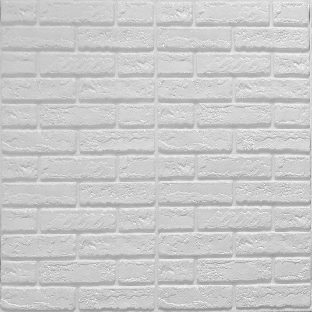Купить Обои Кирпичная панель Кирпич белый 3D Самоклеящийся: отзывы ...