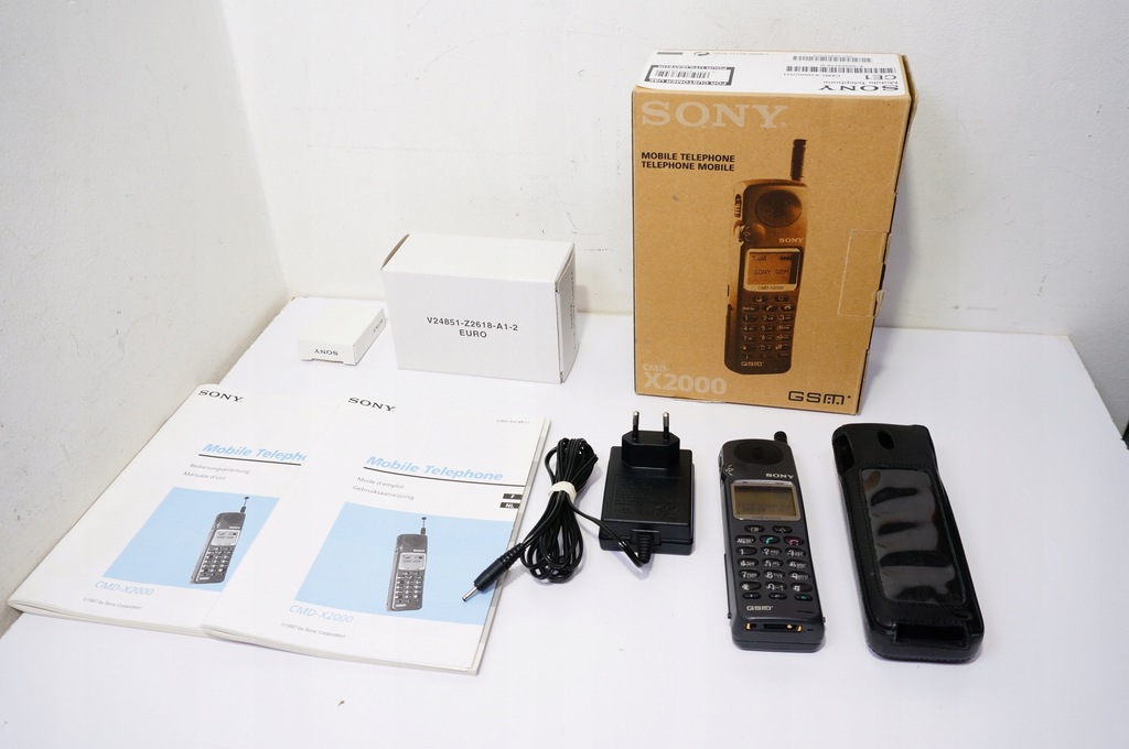 Retro Telefon Komórkowy Sony CMD-X2000 + Pudełko - 11744282053 ...