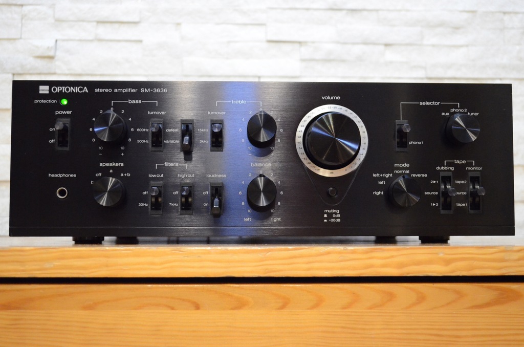 Wzmacniacz OPTONICA SM-3636,made in Japan,Śliczny - 11819789888 ...