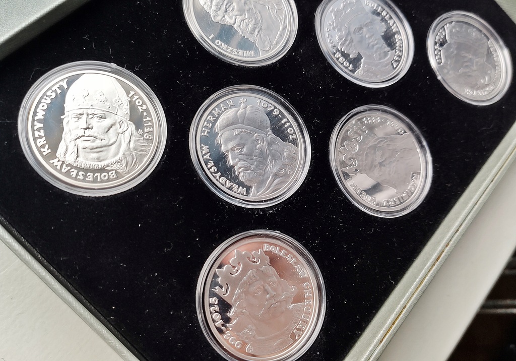 Królewska Kolekcja Skarbiec Mennicy Polskiej 7 szt - 13101801421 ...