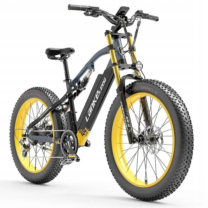 E-bike Lankeleisi RV700 48V 16Ah 130KM 1000W Wheel 26'' yellow ...