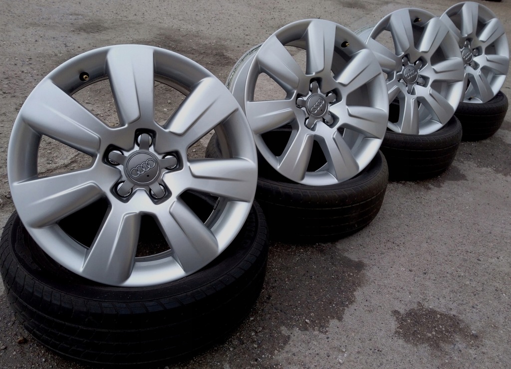 ALUFELGI 17 AUDI A4 B6 B7 A6 C5 C6 A3 8V Q3 Q2 TT - 7641817192 - oficjalne archiwum Allegro