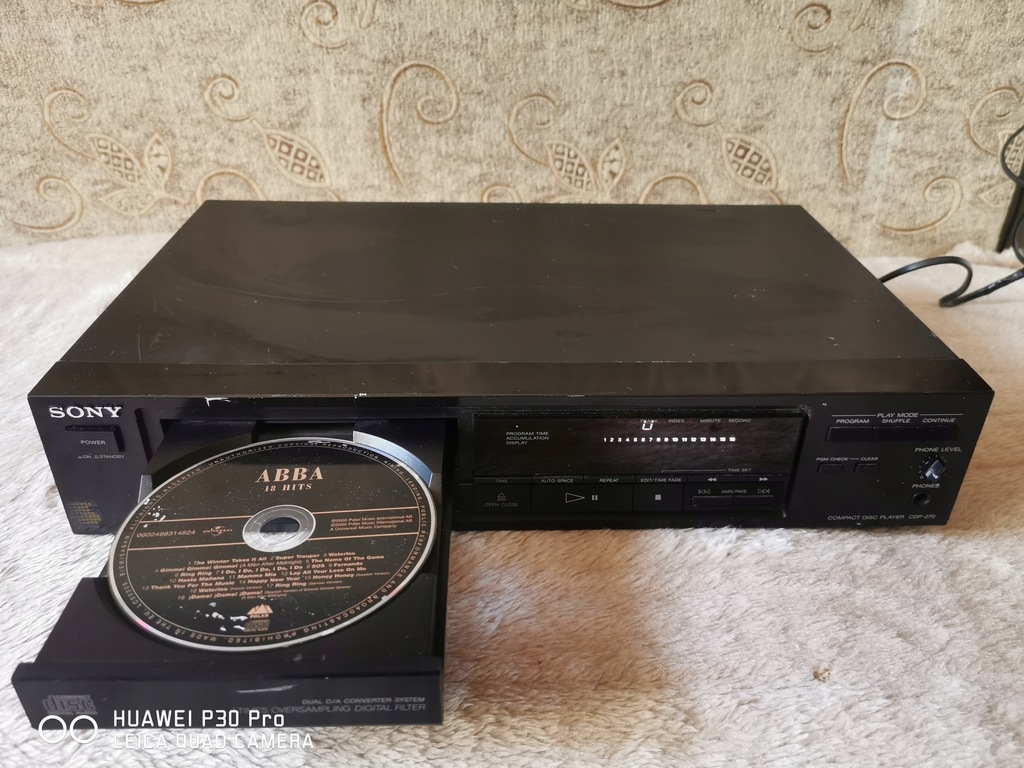 Odtwarzacz CD Sony CDP-270 #Sprawny# - 12493335498 - oficjalne archiwum Allegro