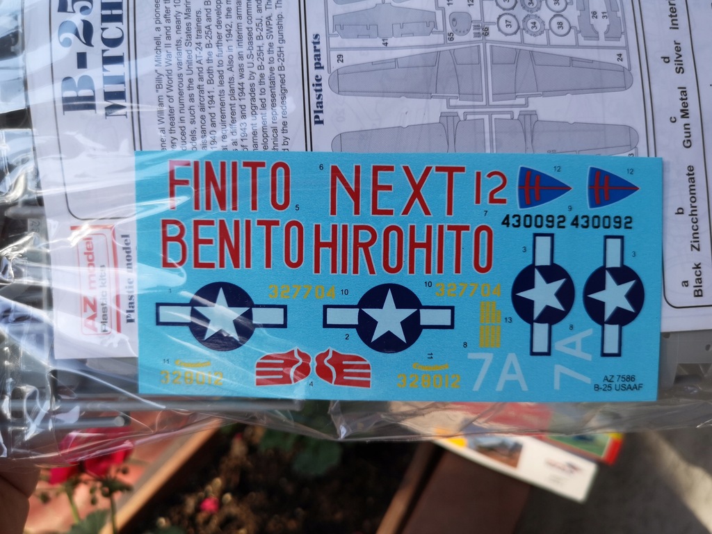 B-25J Mitchell USAAF Finito Benito next Hirohito - 12312160074 ...