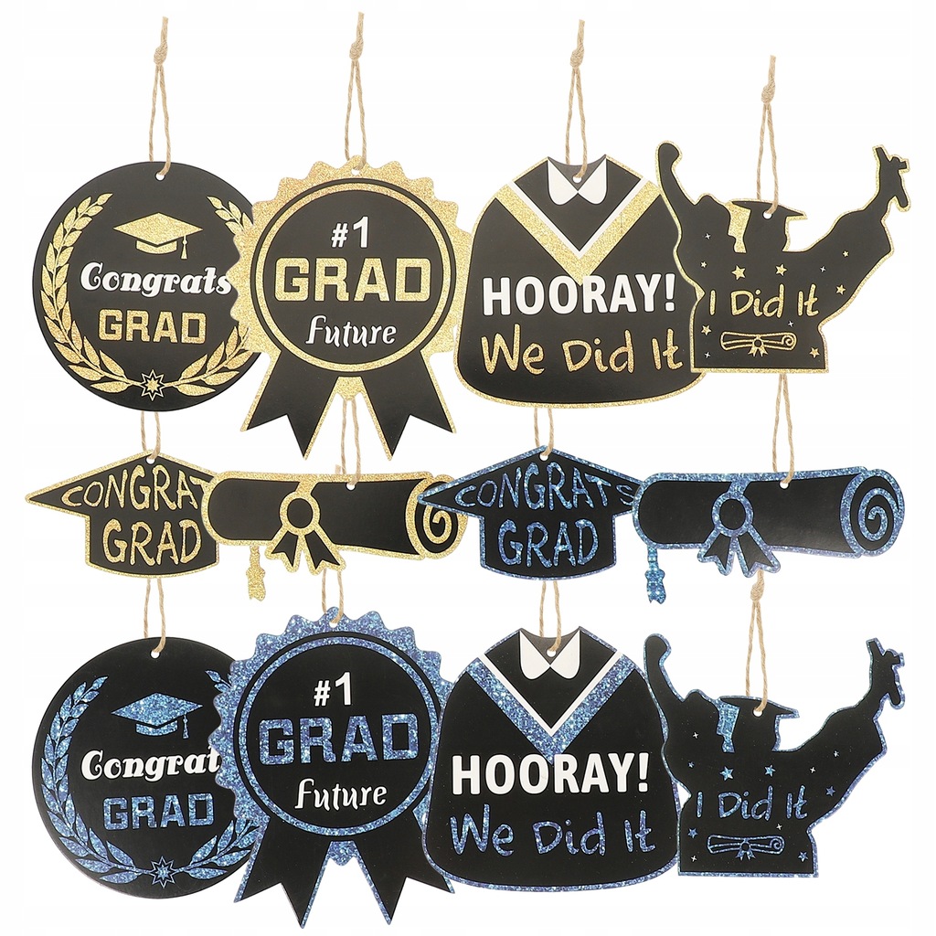 CLASS OF STUDENT SIGN GRADUATION WALL PAPER PHOTO BOOTH PROPS DECOR TAG ...