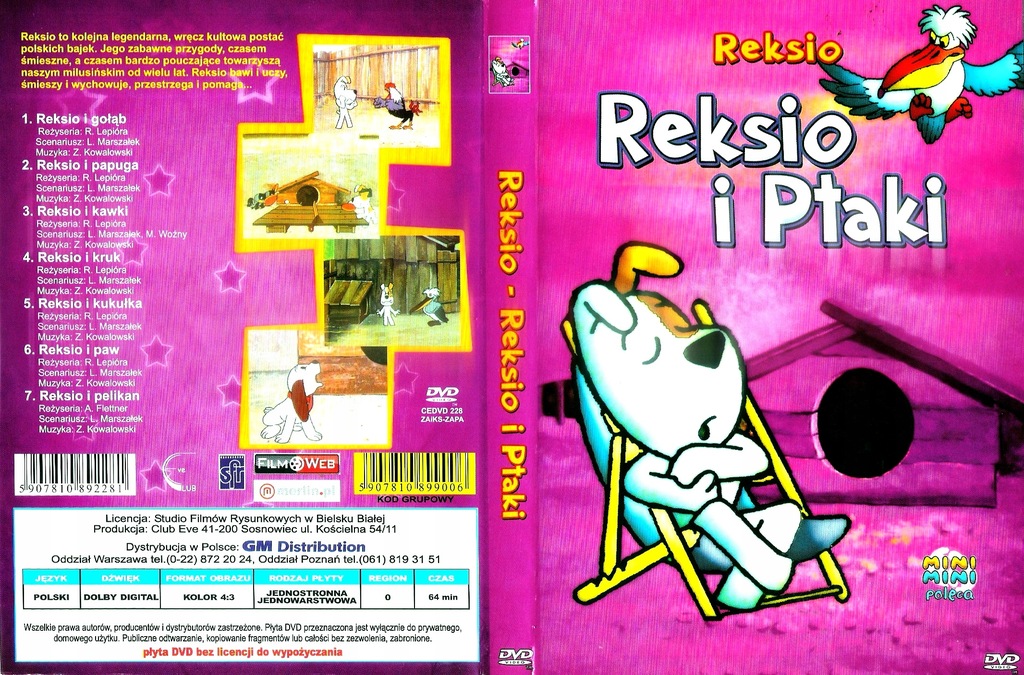 REKSIO ** REKSIO I PTAKI ** DVD - 11857752081 - oficjalne archiwum Allegro