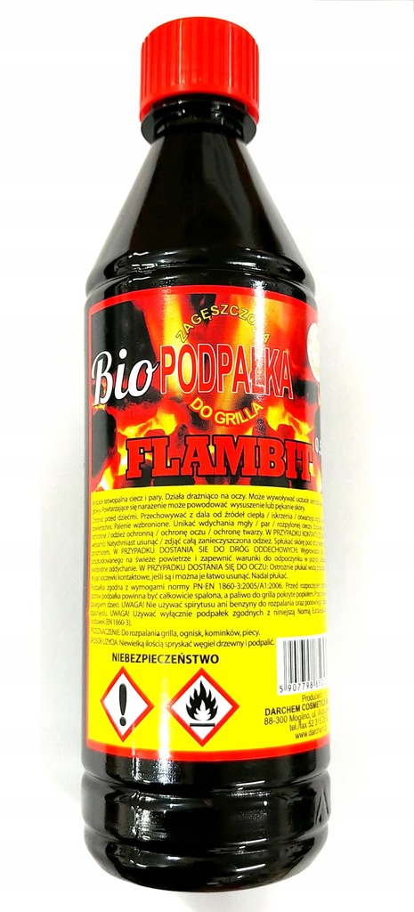Podpałka w płynie do grilla FLAMBIT 0,5 litr - 9192881814 - oficjalne ...
