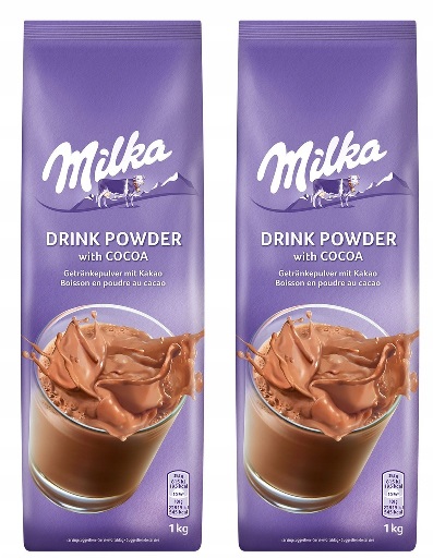 2x 1kg MILKA Czekoladowy napój w proszku - 12961247247 - oficjalne archiwum Allegro