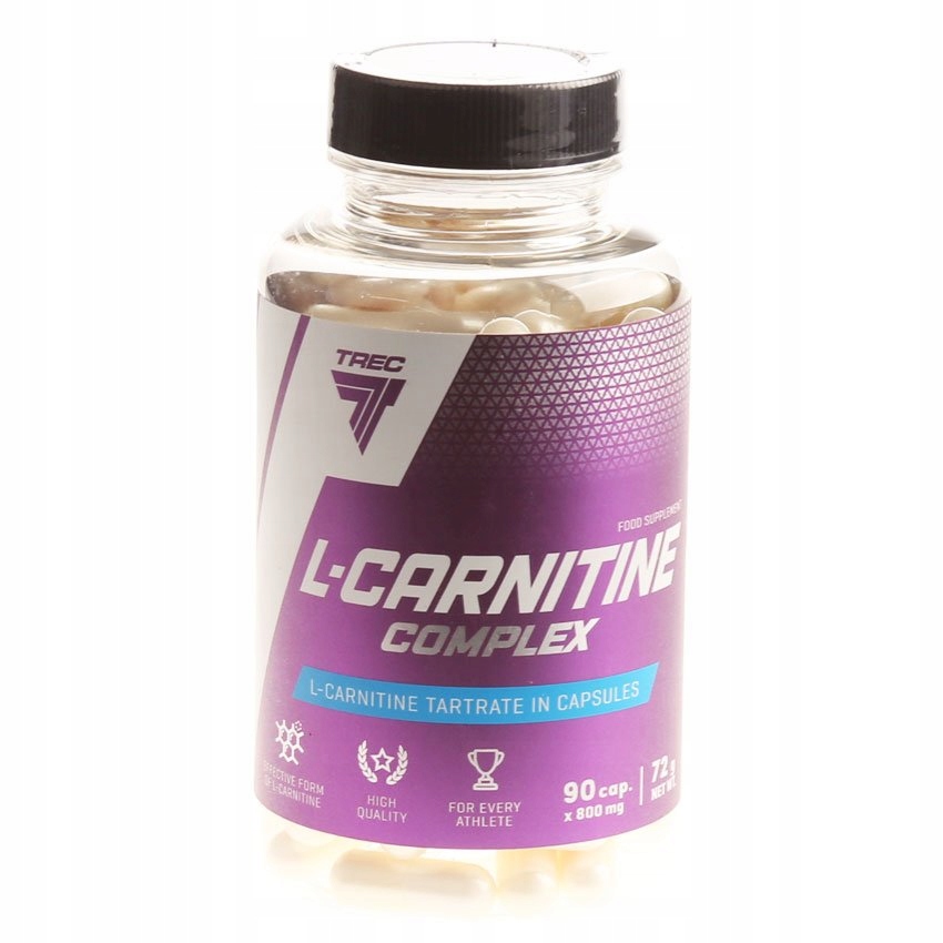 L-KARNITYNA + CHROM L-CARNITINE COMPLEX 90kap TREC - 9501359088 - oficjalne archiwum Allegro