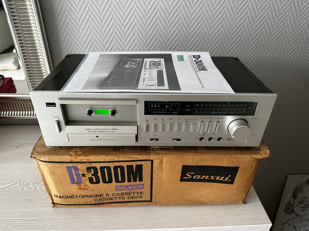 SANSUI D-300M Deck Magnetofon Hi-Fi - 15080688944 - oficjalne archiwum Allegro