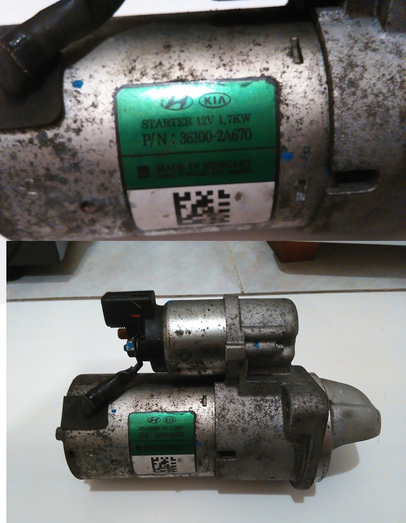 HYUNDAI I30 II LIFT 15 CRDI ROZRUSZNIK 36100-2A670 - 7805488671 ...