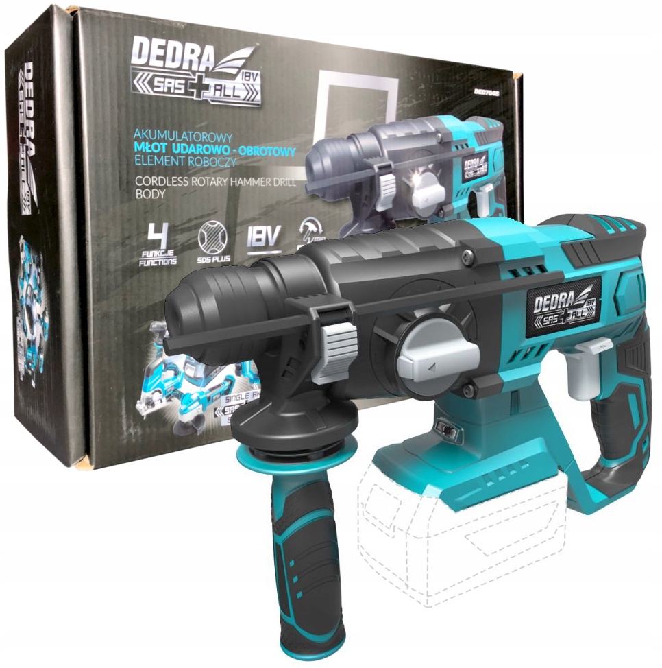 Młot udarowo obrotowy DEDRA DED7048 18V SAS+ALL - 8994678290 - oficjalne archiwum Allegro