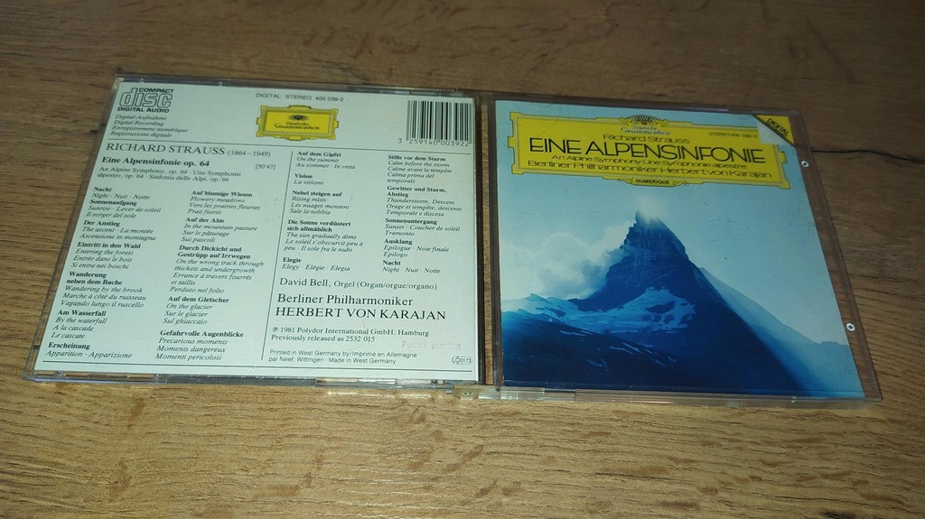 Herbert von Karajan Eine Alpensinfonie - 13405612969 - oficjalne archiwum Allegro