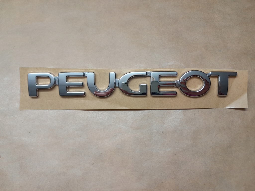 PEUGEOT 206 EMBLEMAT ZNACZEK LOGO NAPISTYŁ TYLNY - 13611020352 ...