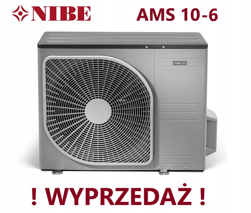 Pompa ciepła NIBE Split AMS 10-6 - 14639724647 - oficjalne archiwum Allegro