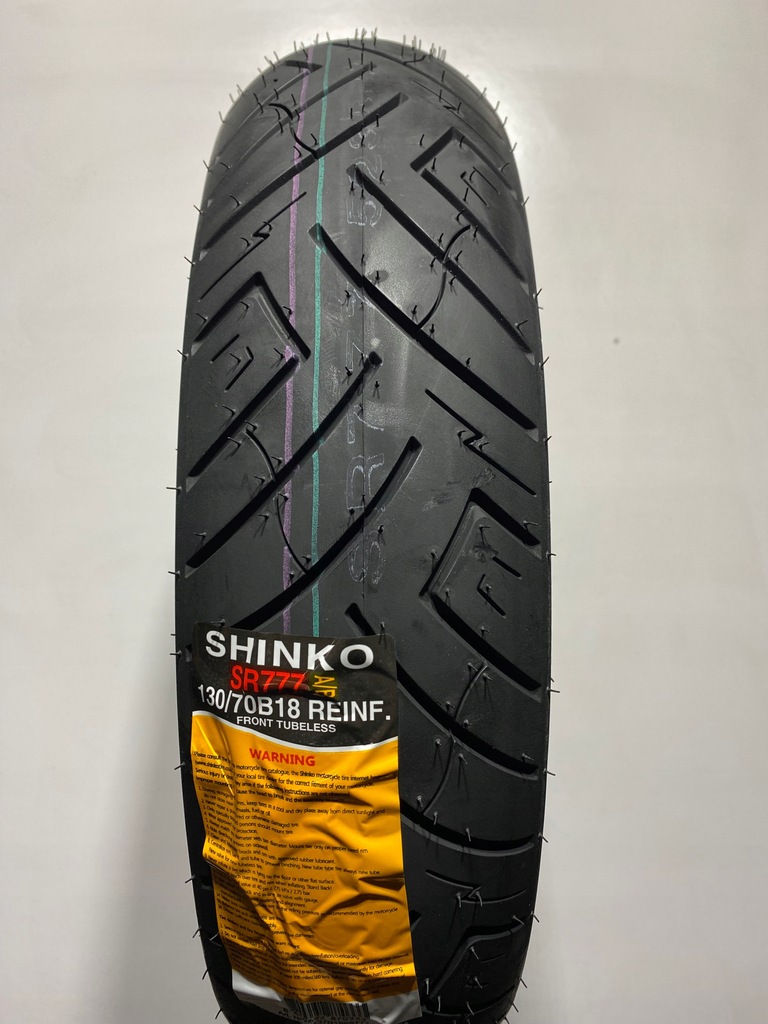 OPONA SHINKO 777 130/70/18 B NA PRZÓD - 12956357371 - oficjalne archiwum Allegro