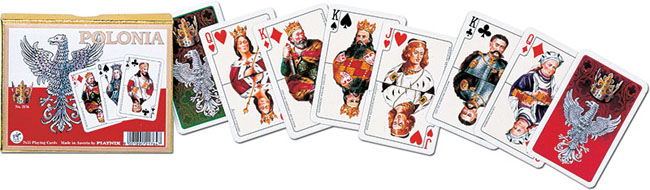 Polonia - karty luksusowe - 2 talie - PIATNIK - 7170446336 - oficjalne archiwum Allegro