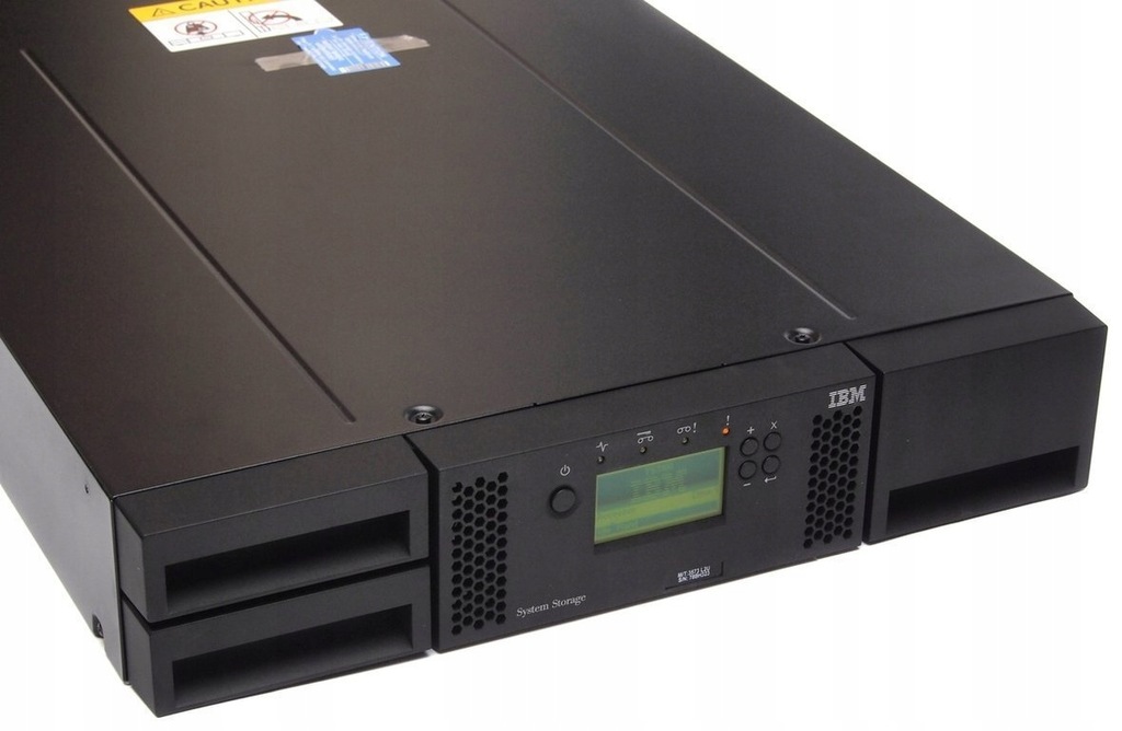 BIBLIOTEKA TAŚMOWA IBM TS3100 OBUDOW RACK 24 SLOTY - 8931399802 ...
