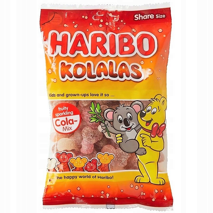 HARIBO Kolalas żelki o smaku coli 325g - 12587824643 - oficjalne archiwum Allegro