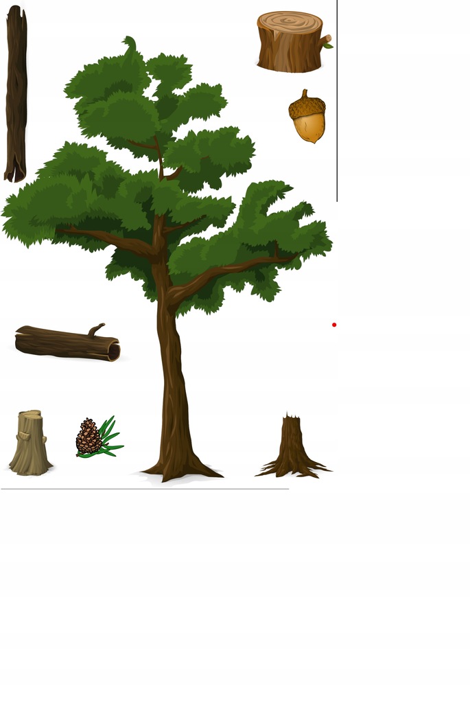 OPŁATEK DODATEK NA TORT WYSOKIE DRZEWA DRZEWO TREE - 11848419768 ...