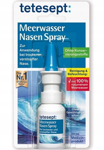 Sól morska Tetesept do nosa 20ml - 12976777142 - oficjalne archiwum Allegro