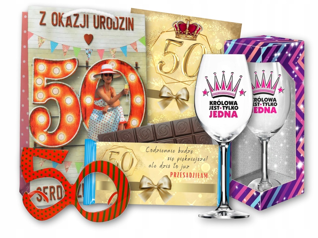 PREZENTOWY Niezbędnik dla Kobiety Mamy Babci, Prezent na 50 urodziny Zestaw - 14565255369 ...
