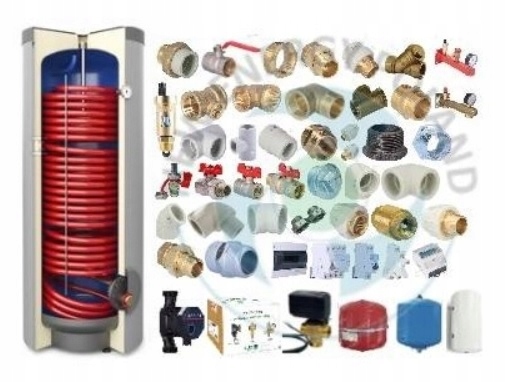 ZESTAW INSTALACYJNY kotłownia do samodzielnego montażu pompy ciepła ...