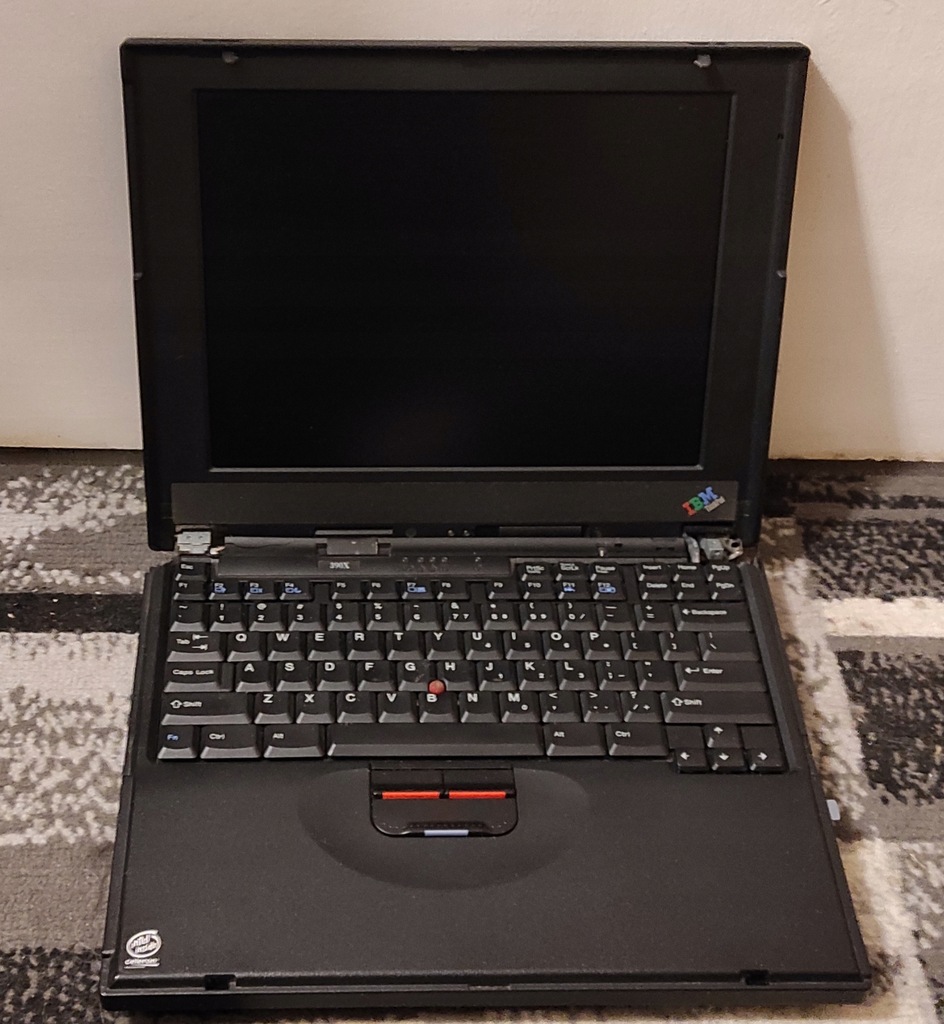 Stary laptop IBM ThinkPad 390X - 13157938232 - oficjalne archiwum Allegro