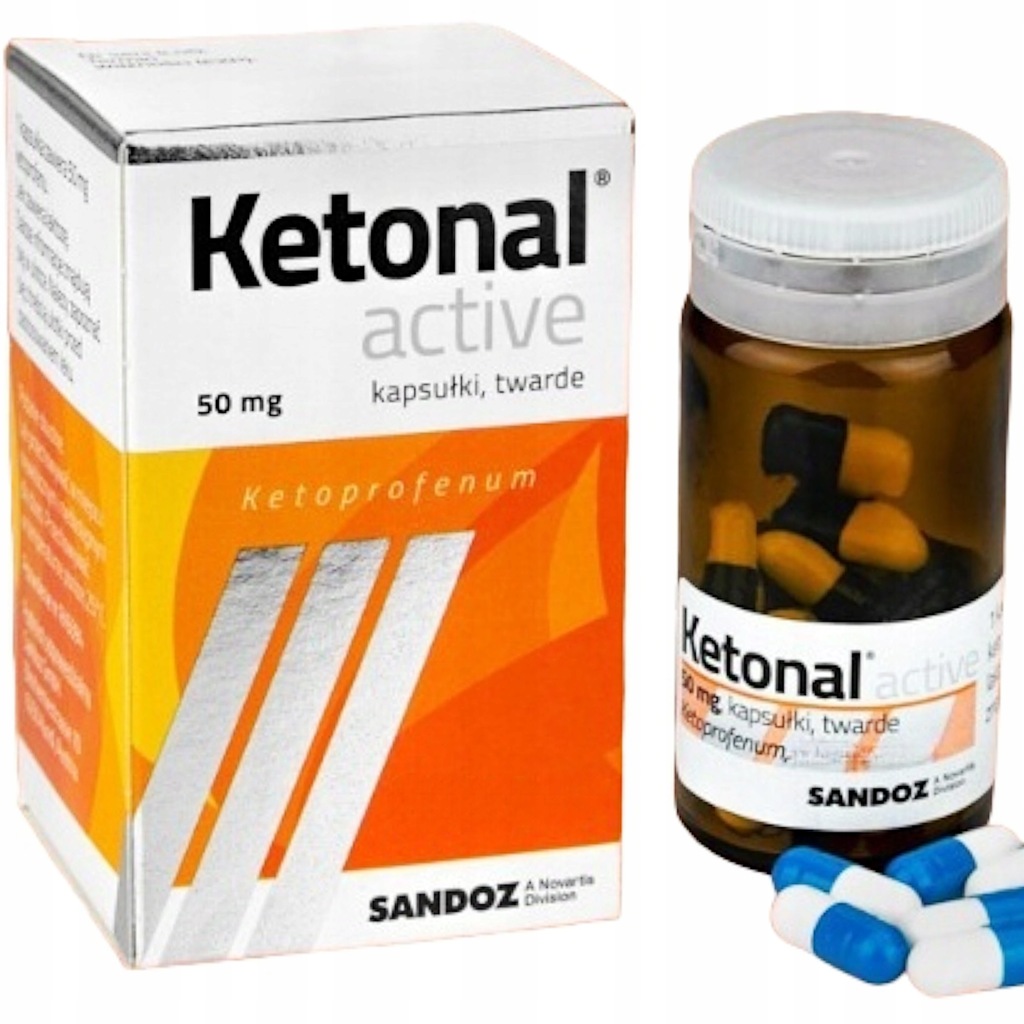Ketonal Active kapsułki twarde 0,05 g, 30 kapsułek - 14080622309 ...